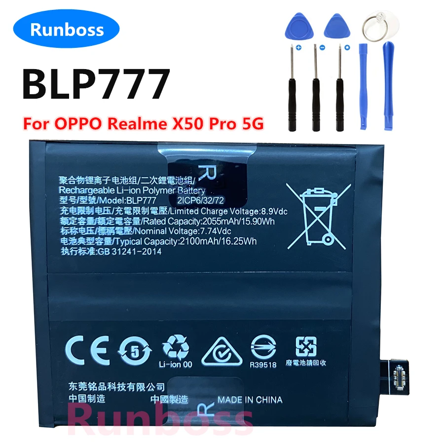 New-Original-BLP777-4200mAh-Mobile-Phone-Battery-For-Oppo-Realme-X50 ...