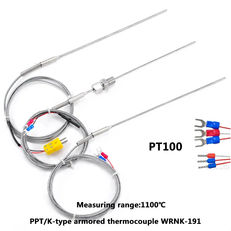 Flexible-Bending-Probe1100-degree-PT100-K-Type-Ungrounded-1mm-2mm-3mm ...