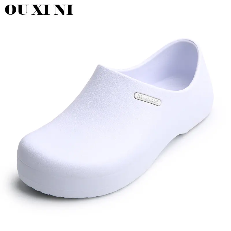 Hotel-Men-Chef-Shoes-Restaurant-Waterproof-Wear-Resistant-Kitchen-Shoes ...