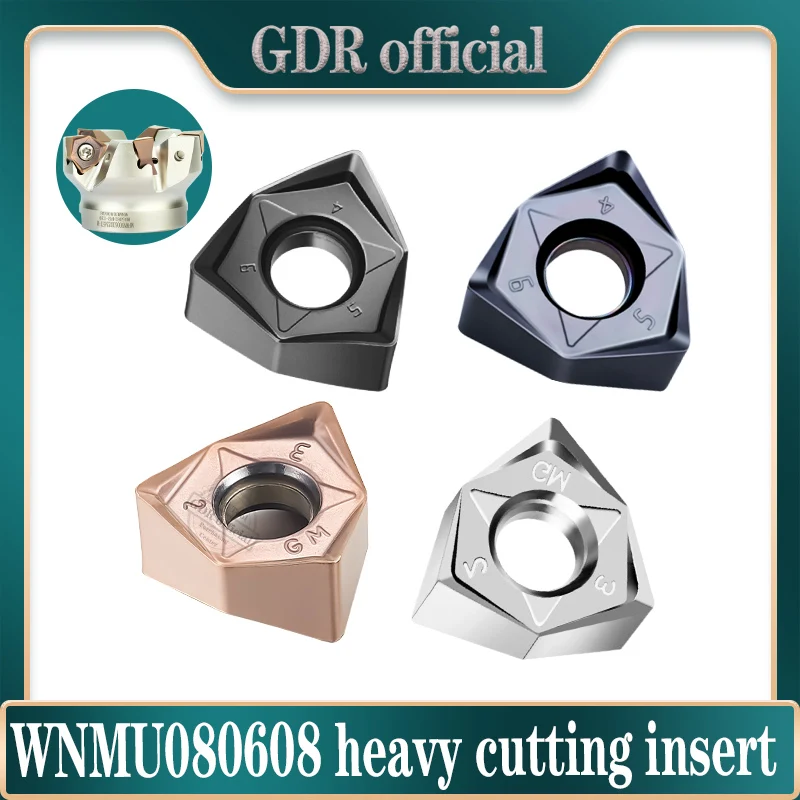 WNMU080608 double-sided hexagonal 90 degree right angle fast feed MFWN ...