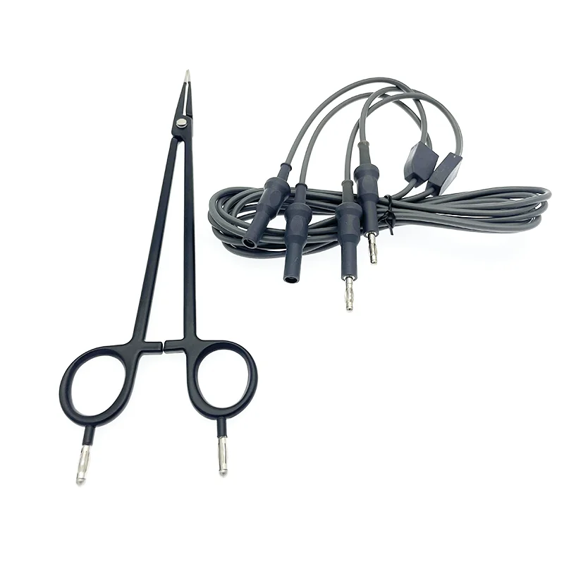 For Bipolar Arterial Scissor Surgery Bipolar Forceps High Frequency ...