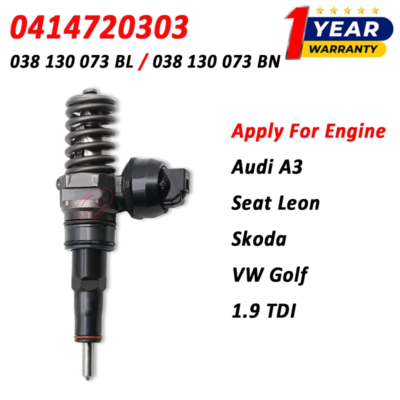 0414720303 Diesel Fuel Injector 038130073BL 038130073BN Nozzle 0 414 ...
