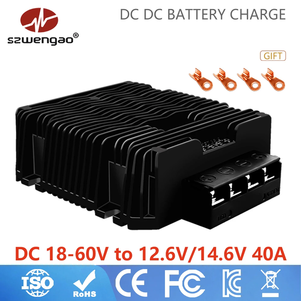 18-60V to 12.6V 14.6V 40A LiFePO4 Battery Charger 584W Buck Smart ...