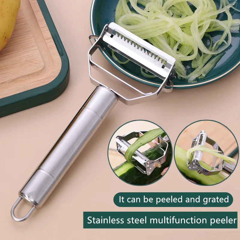 Stainless-Steel-Peeler-Fruit-Vegetable-Melon-Potato-Carrot-Cucumber ...