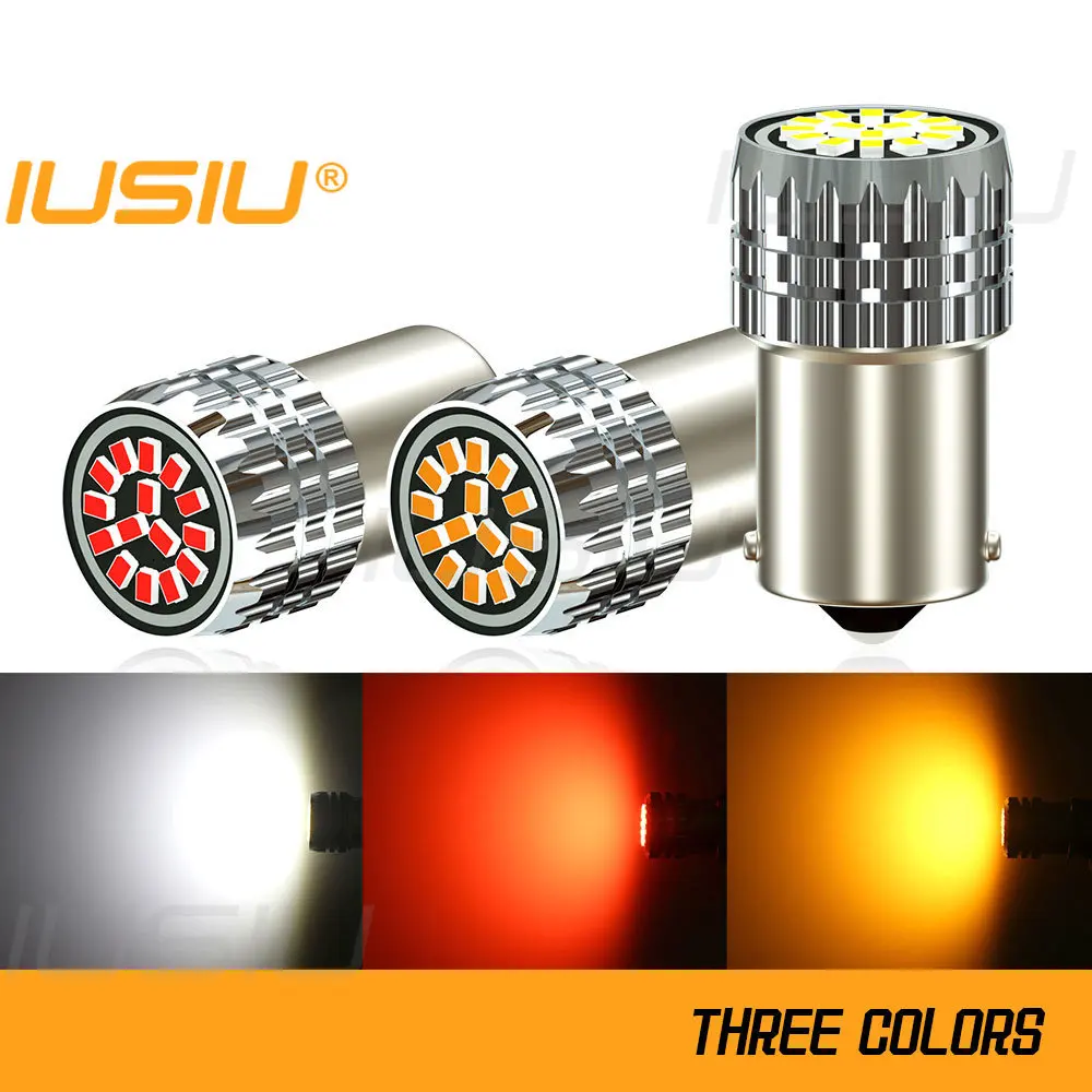 IUSIU-2PCS-R5W-R10W-1156-Led-1157-Bulb-BAY15D-BA15S-P21W-P21-5W-Turn ...