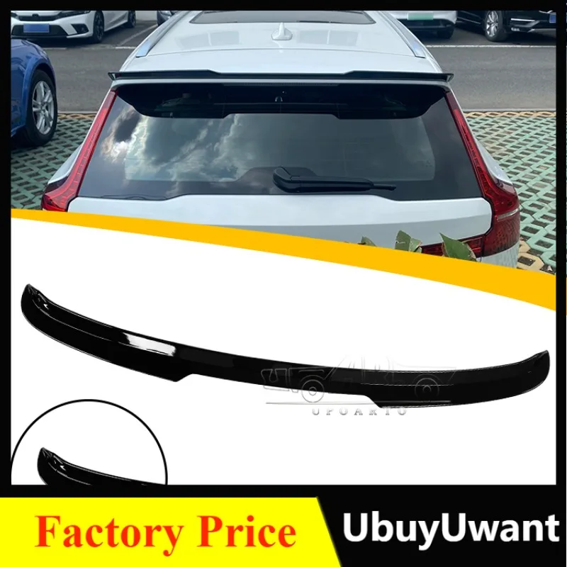 Accessories-Of-Vehicles-ABS-Plastic-Car-Rear-Spoiler-Lip-Wing-For-Volvo ...
