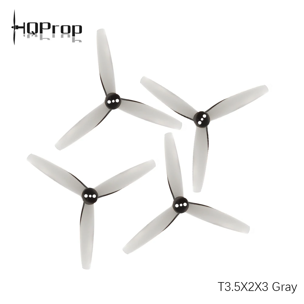 4PCS-HQProp-T3-5X2X3-Grey-CW-CCW-Poly-Carbonate-3-5-inch-3-blades ...