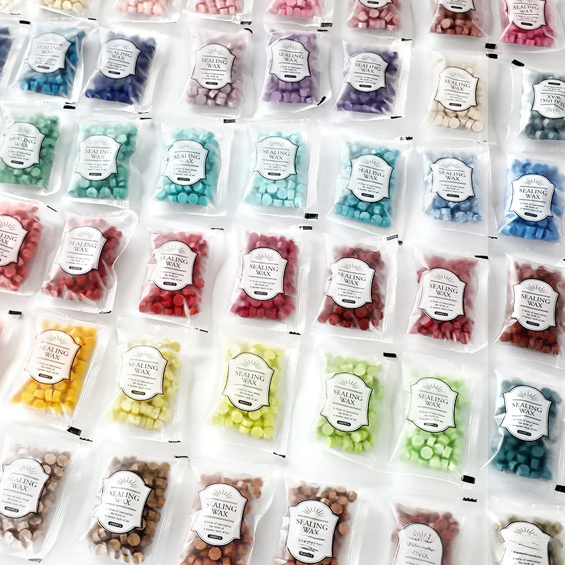 100-Pcs-Retro-Sealing-Wax-Seal-Stamp-Mixed-Colours-Wax-Beads-Seal ...