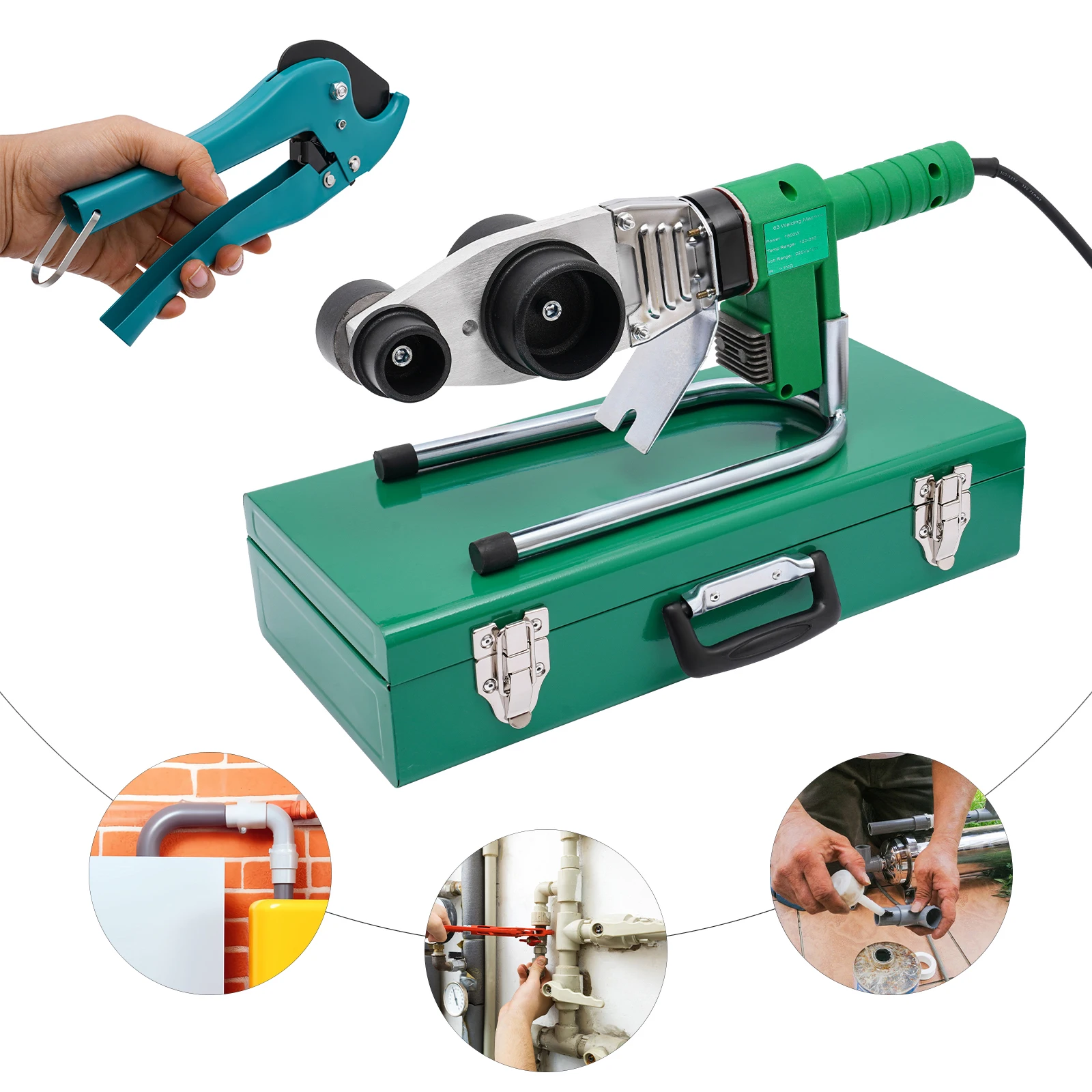 Pipe-Welding-Machine-Plastic-Water-Pipe-Welder-25-385-C-Welding-tool ...