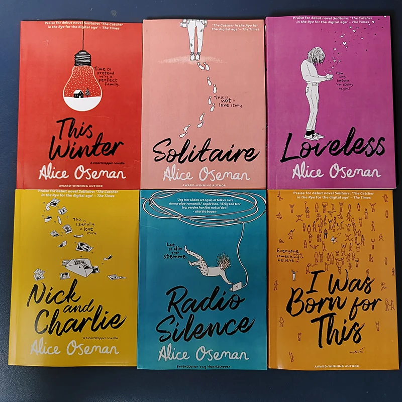 6-book-Alice-Oseman-Book-in-English-Novel-Solitaire-nick-and-charlie ...
