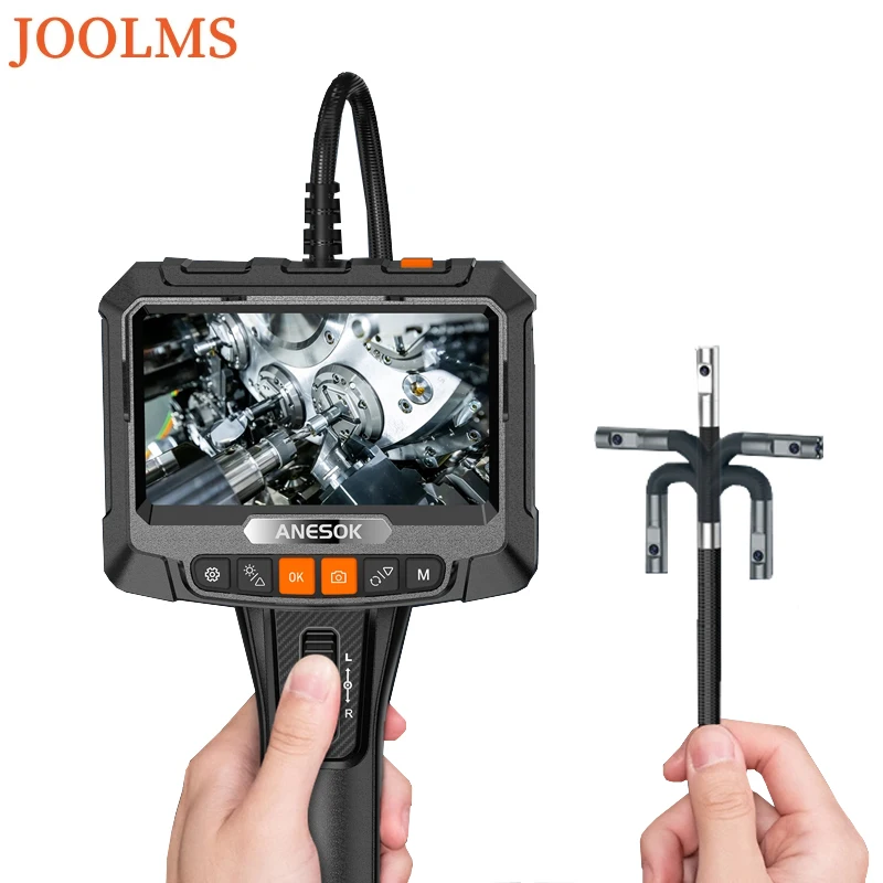 Dual-Camera-Rotating-Endoscope-2-way-180-Borescope-5-Inch-IPS-Steering ...