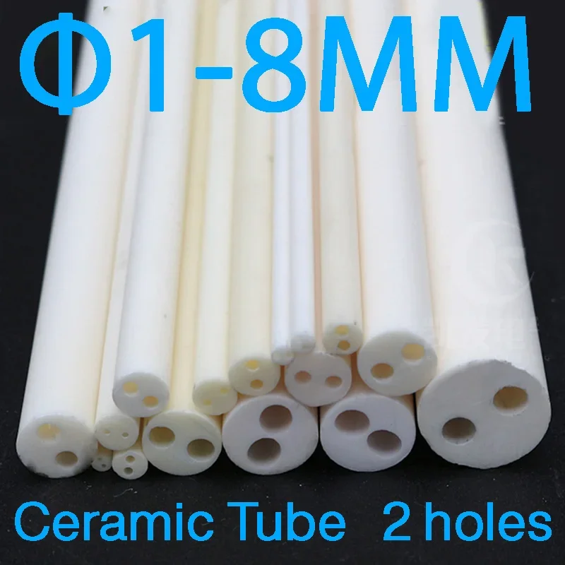 Alumina-Ceramic-Tube-With-2-Hole-OD-1-8mm-Insulation-Hollow ...