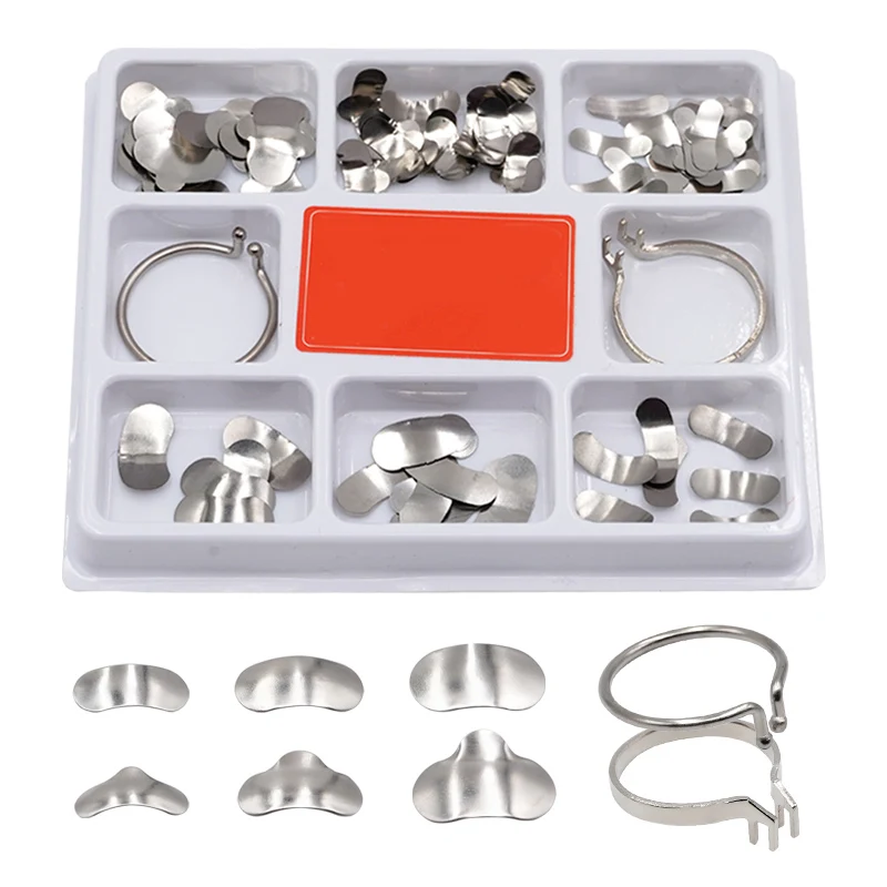 Denspay-100Pcs-Dental-Sectional-Matrix-System-Dental-Sectional-Matrix ...