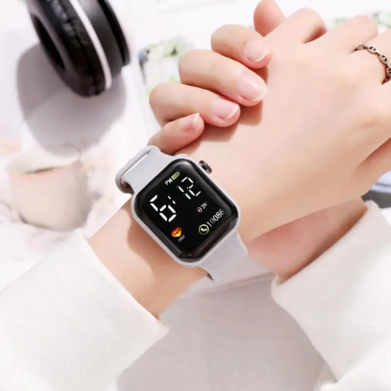 Digital Smart Sport Watch Women Watches Digital Led Electronic ...