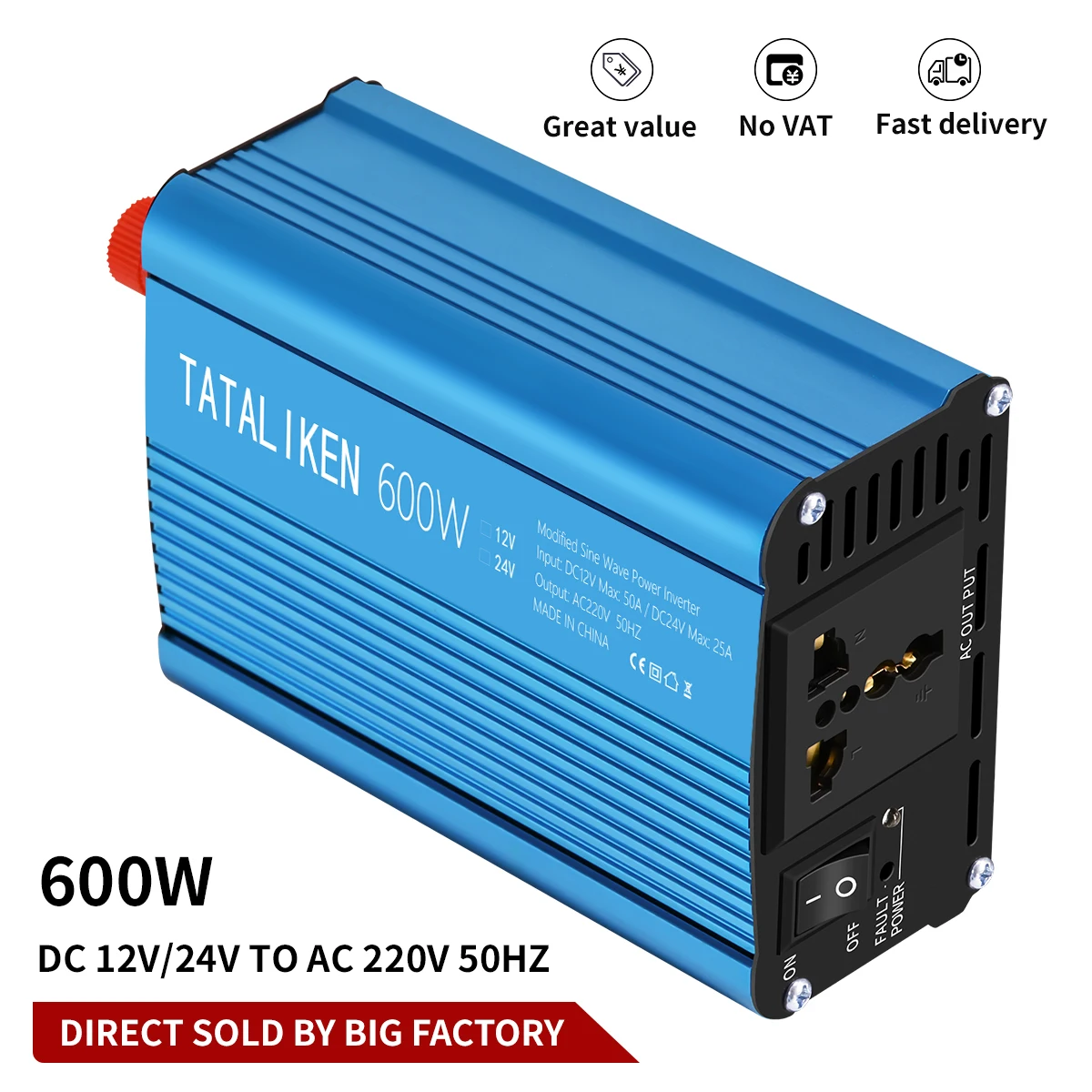 Power-Inverter-600W-1500W-2000W-DC-12V-24V-To-AC-220V-Modified-Sine ...