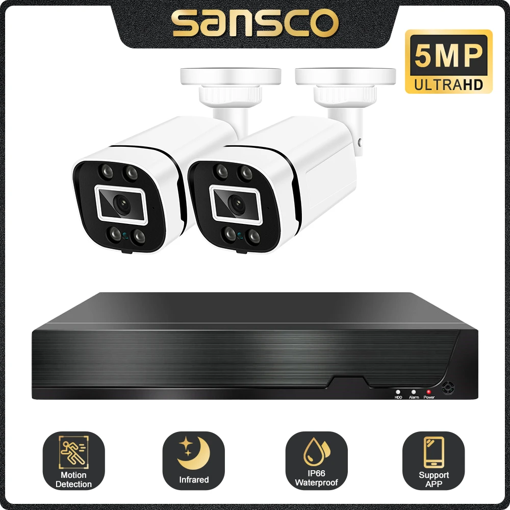 SANSCO-Kit-de-c-mara-AHD-5-en-1-sistema-de-videovigilancia-de-5MP ...
