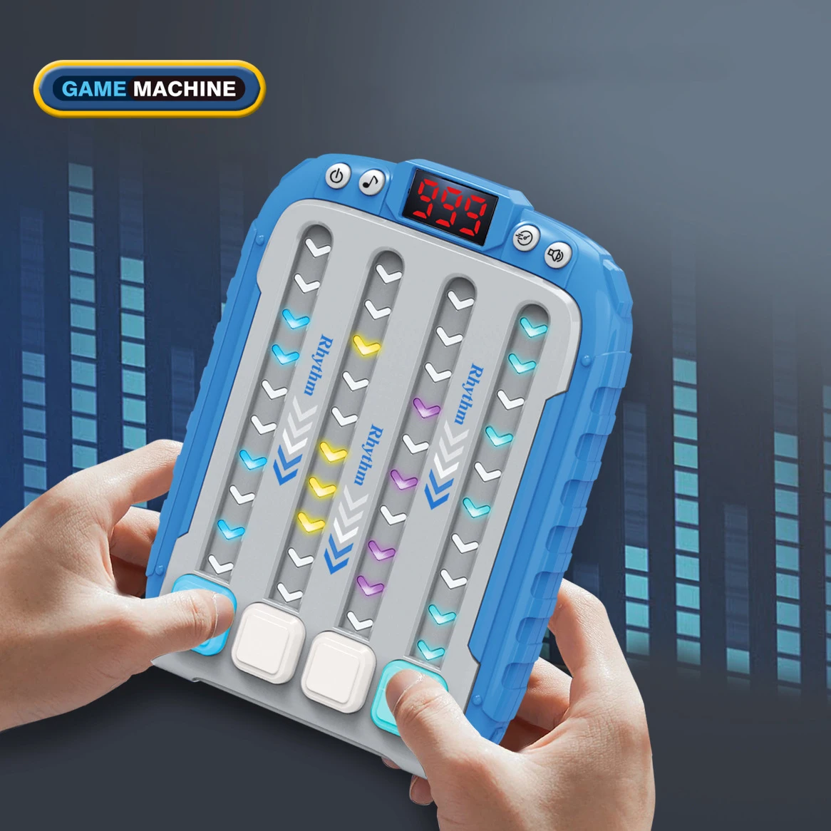 RHYTHM-Handheld-Pop-Bubble-Up-It-Game-Quick-Push-Game-Stress-Relief ...