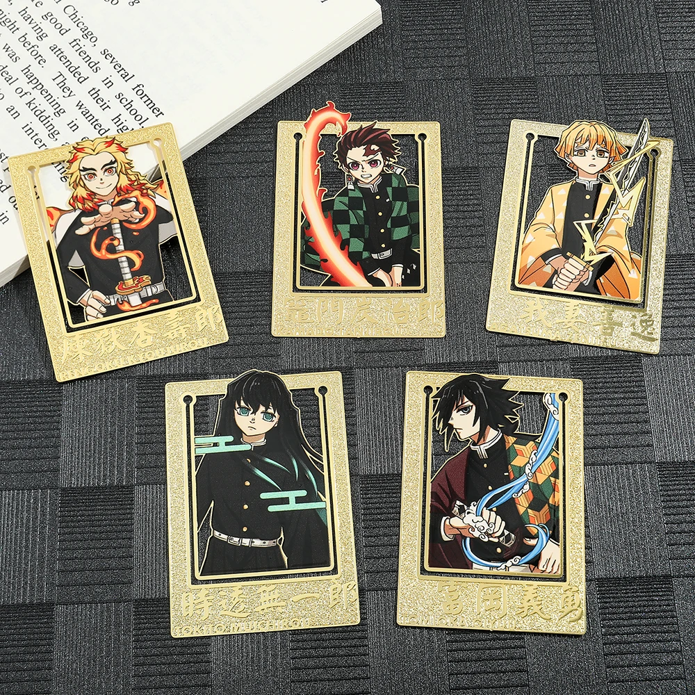 High Popularity Demon Slayerss Bookmarks Cartoon Anime Fans Collection ...