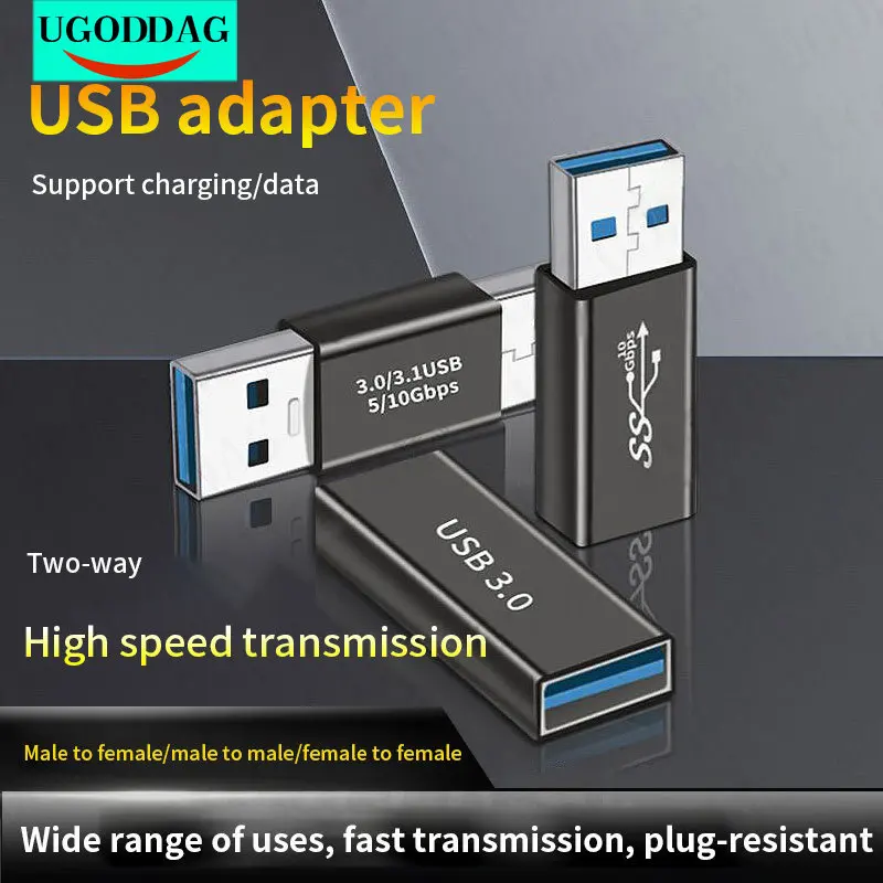 USB3-0-Connector-USB-To-USB-Adapter-5Gbps-Male-to-Male-Female-USB ...