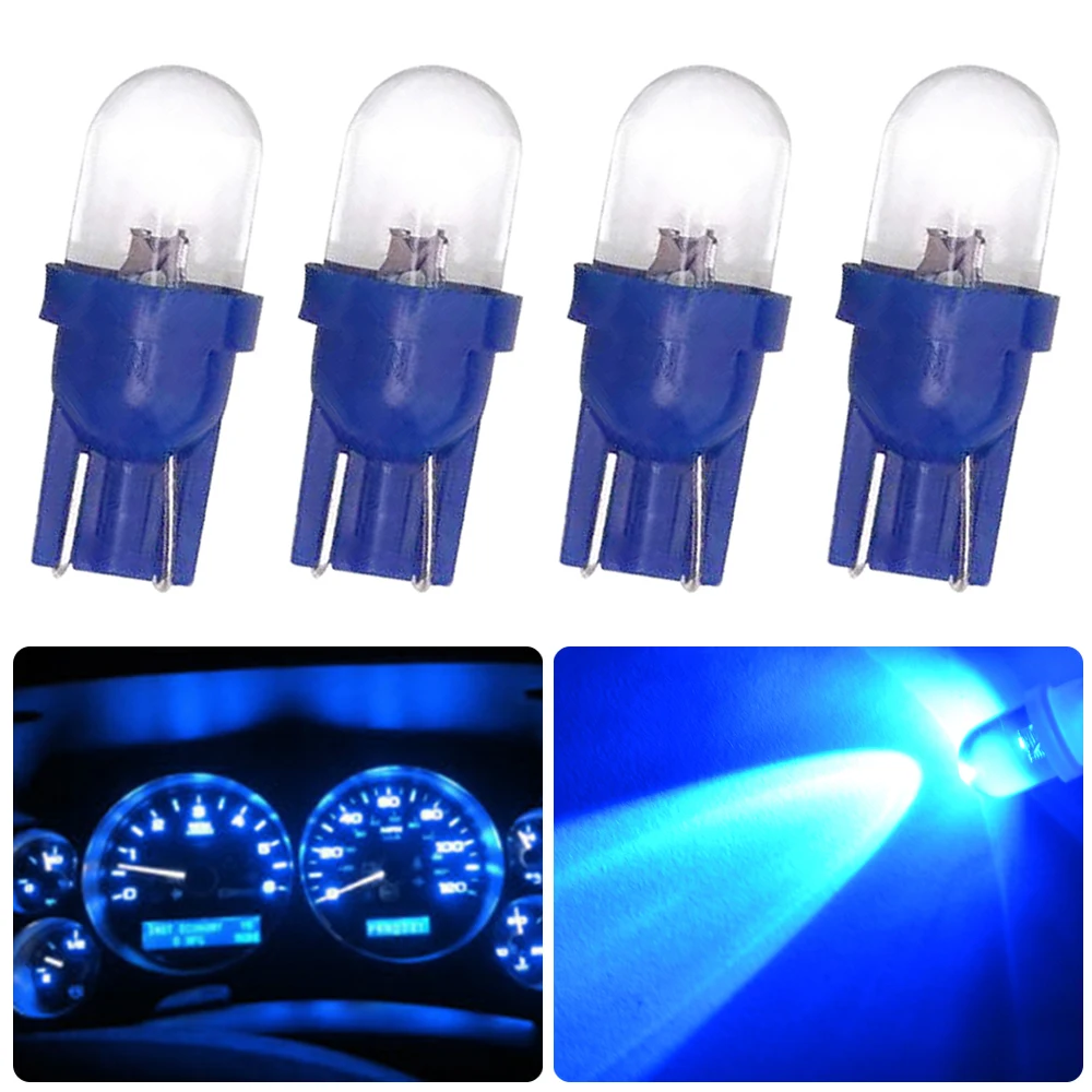 4pcs-T10-LED-Bulb-DC-12V-White-Blue-RGB-Smd-5050-Auto-Wedge-Light-Side ...