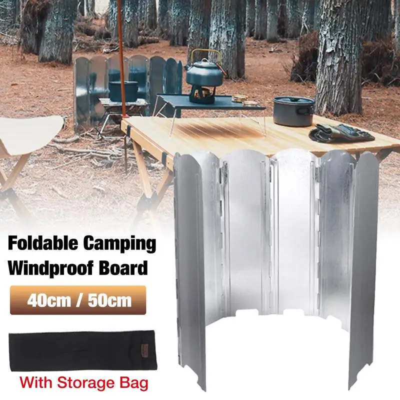 8-Plate-Foldable-Aluminum-Outdoor-Stove-Wind-Shield-Gas-Burner ...