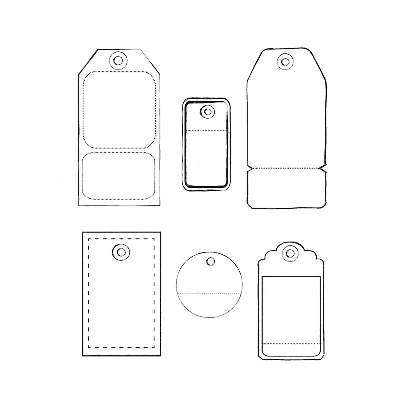 Printable Perforated Tags