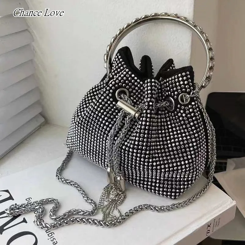 2024-Hot-Selling-New-Diamond-Bag-Unique-Handle-Pull-Rope-Opening-Women ...
