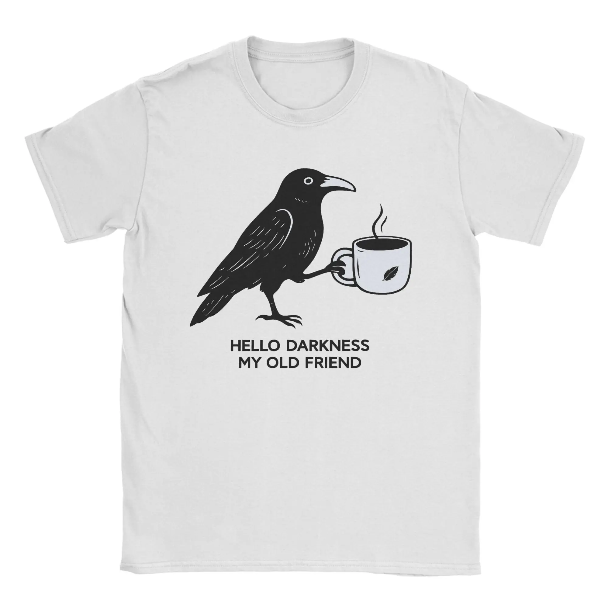 hello darkness my old friend Halloween T-Shirts for Men Novelty Cotton ...