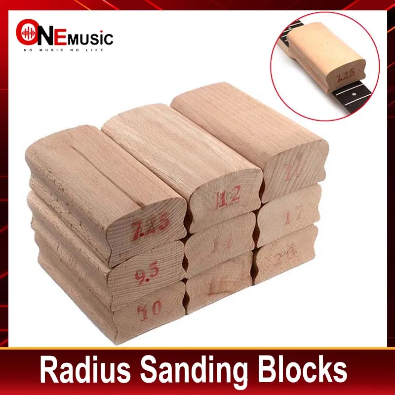 1Piece-GuitarFamily-Radius-Sanding-Blocks-For-Guitar-Bass-Fret-Leveling ...