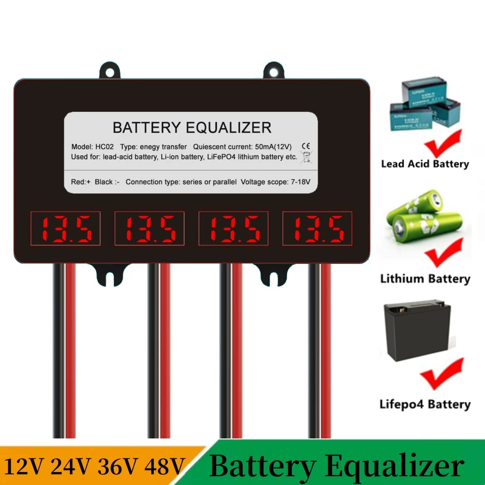 Battery Balancer Equalizer Lead Acid Batteries | Battery Charge ...