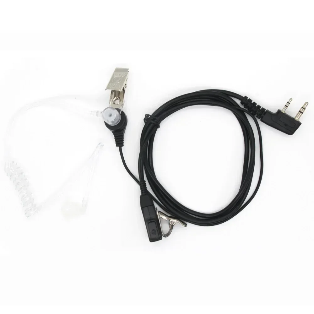 2pin-Covert-Acoustic-Air-Tube-FBI-Headset-Earpiece-Security-Agent ...