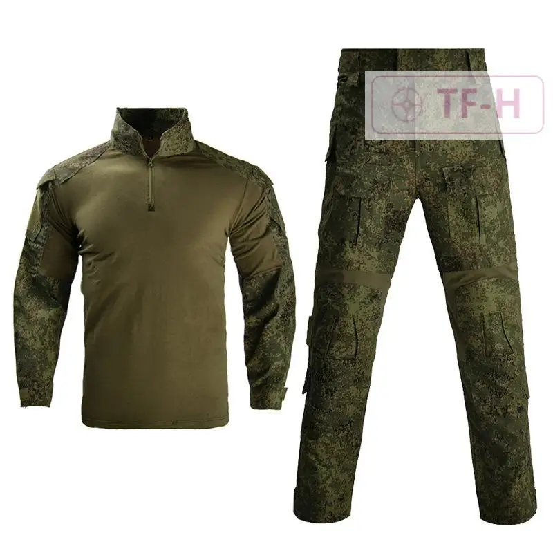Russian-Camouflage-EMR-Green-Combat-Training-Uniform-G2-G3-G4-Long ...