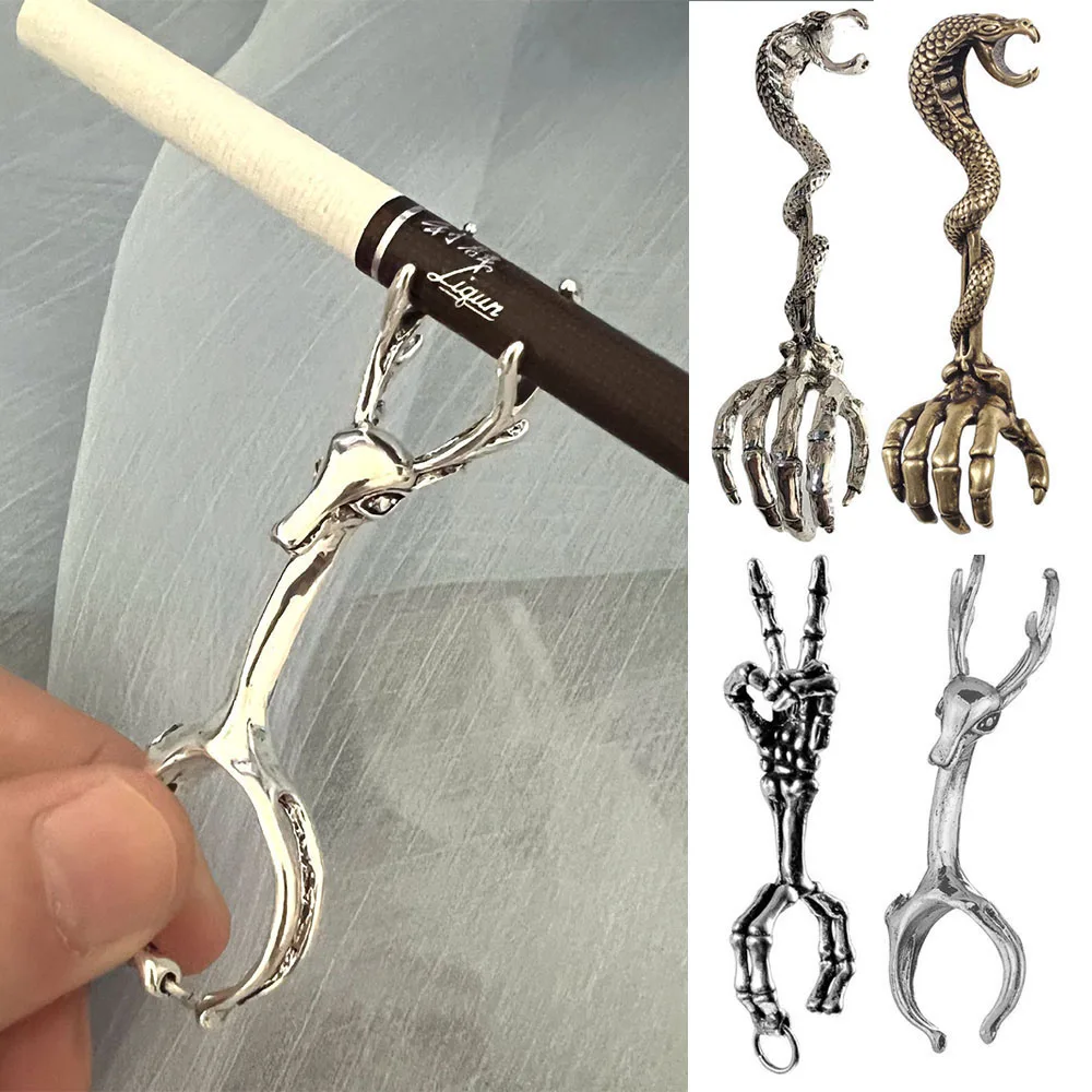 Cool-Personality-Ring-Cigarette-Holder-Snake-Shape-Rack-Finger-Clip ...
