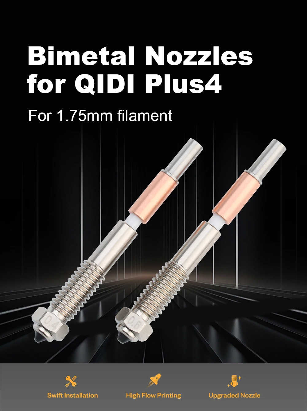 QIDI Plus4 Bimetal nozzle