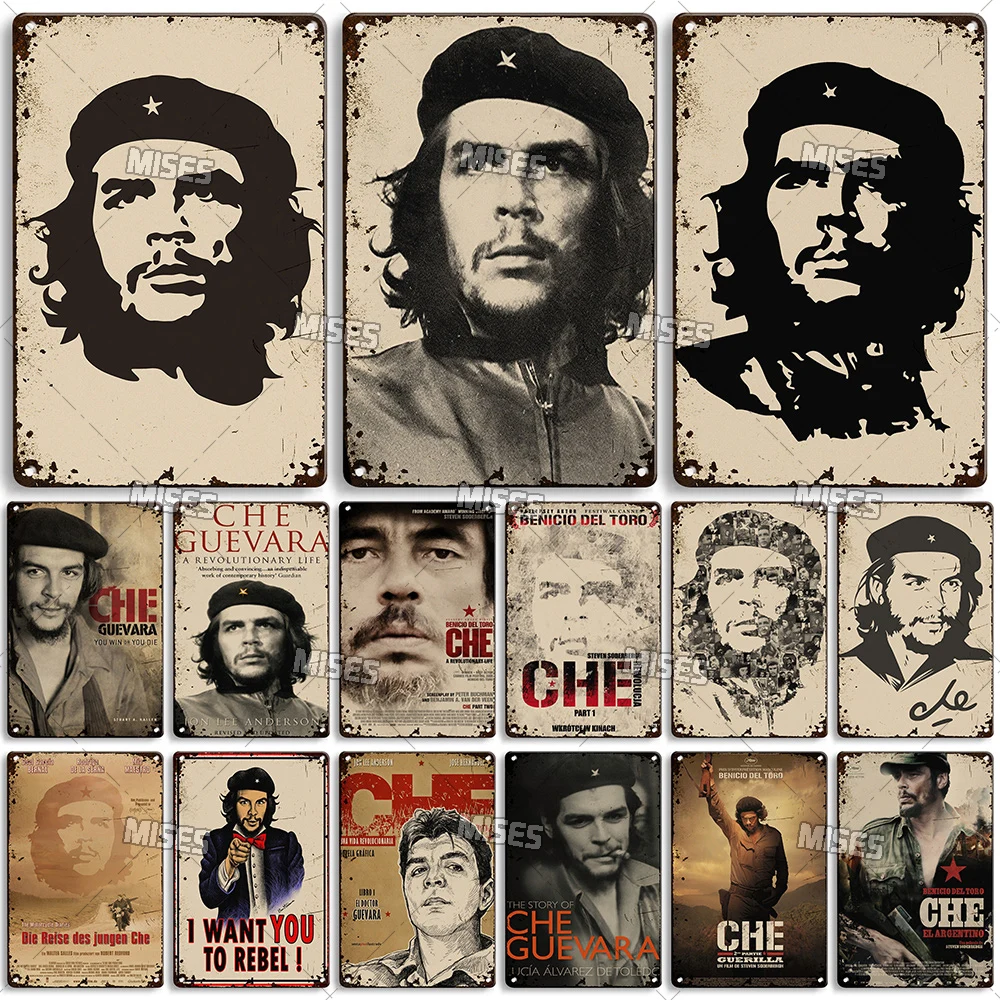MISES cartel clásico de película Che Guevara, cartel de Metal antiguo ...