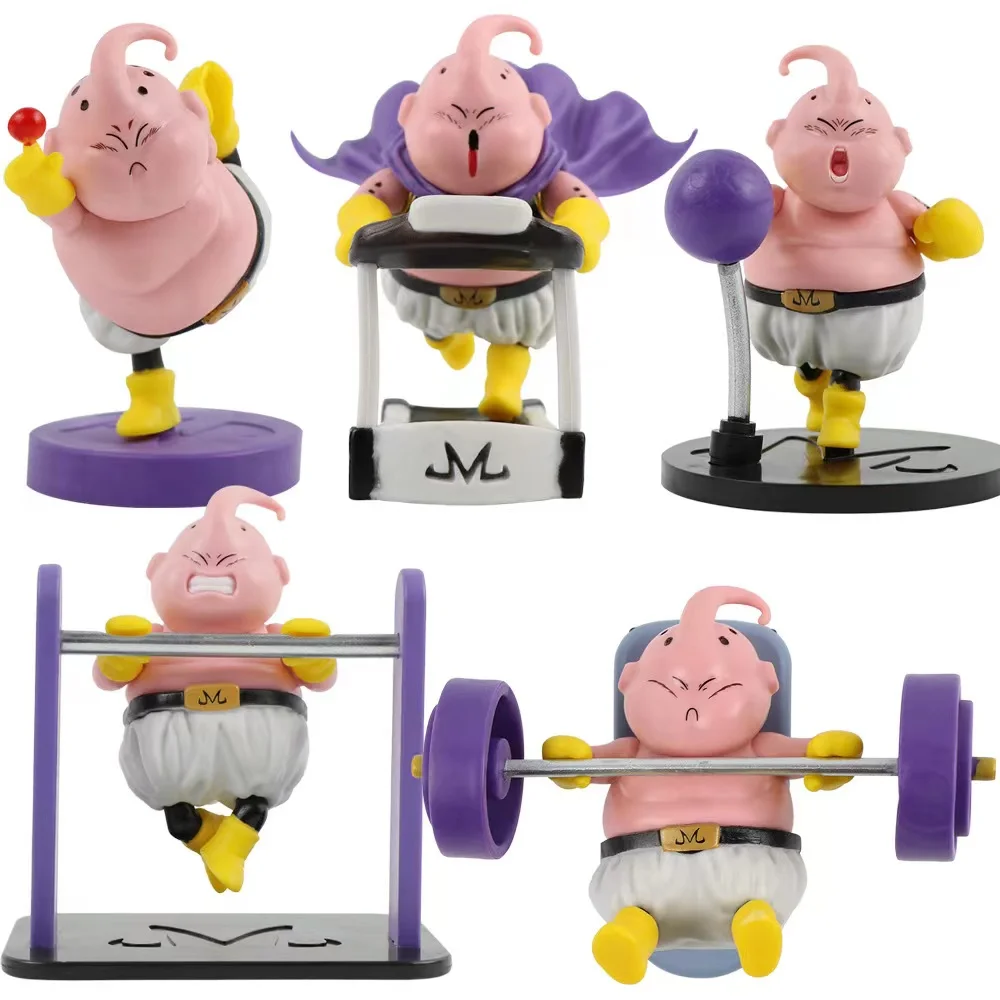 7-5-10cm-Dragon-Ball-Z-Fitness-Majin-Buu-Figure-Funny-Anime-Decor ...