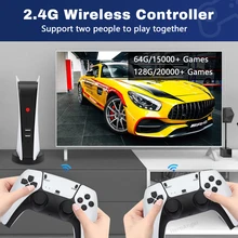 New M5-ps5 Video Game Console 2.4g Wireless Gamepads Controller 64gb ...