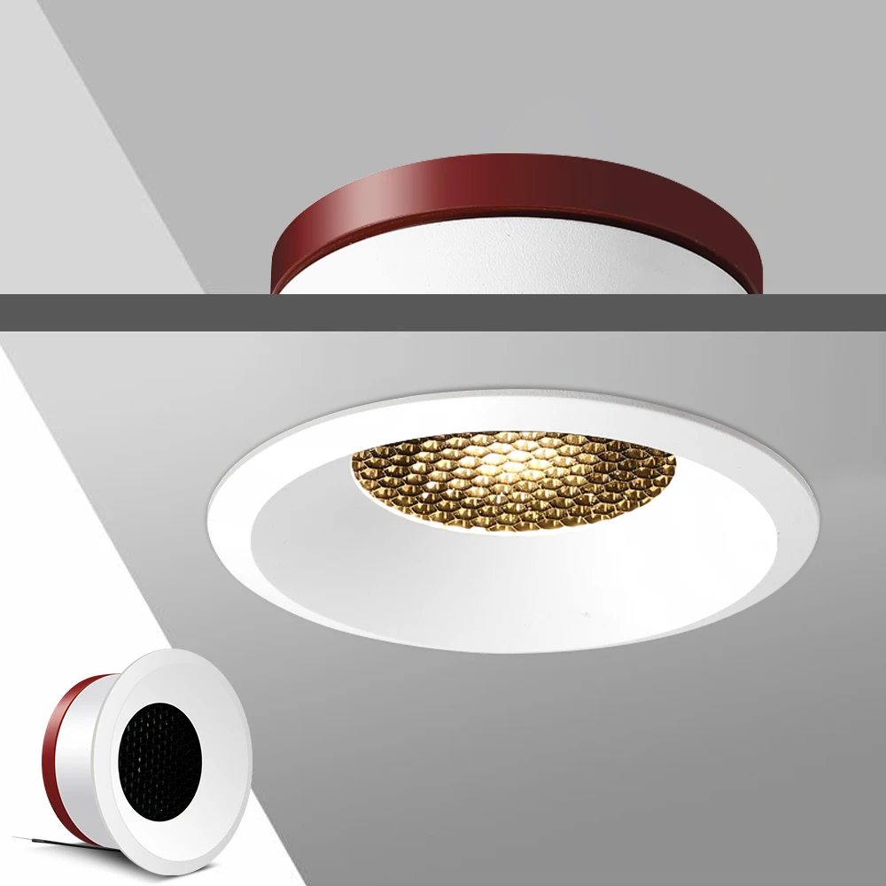 Honeycomb-Nest-Anti-Glare-Lens-COB-Recessed-Downlight-5W-7W-12W-15W ...