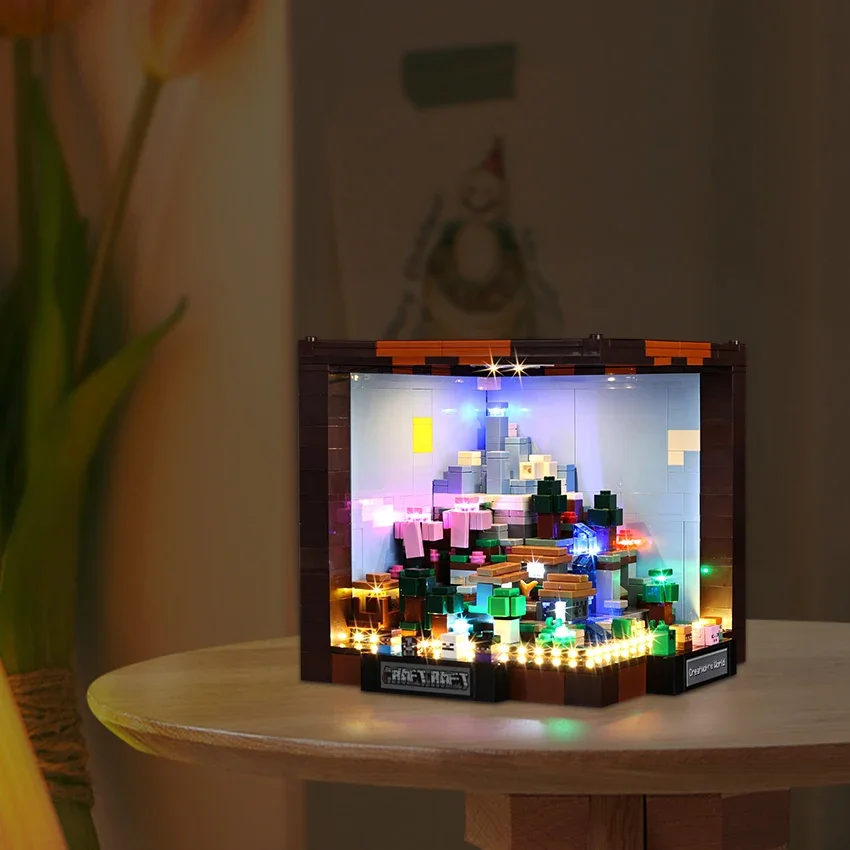 No Model LED Lighting Set Suitable for LEGO Minecraft The Crafting ...