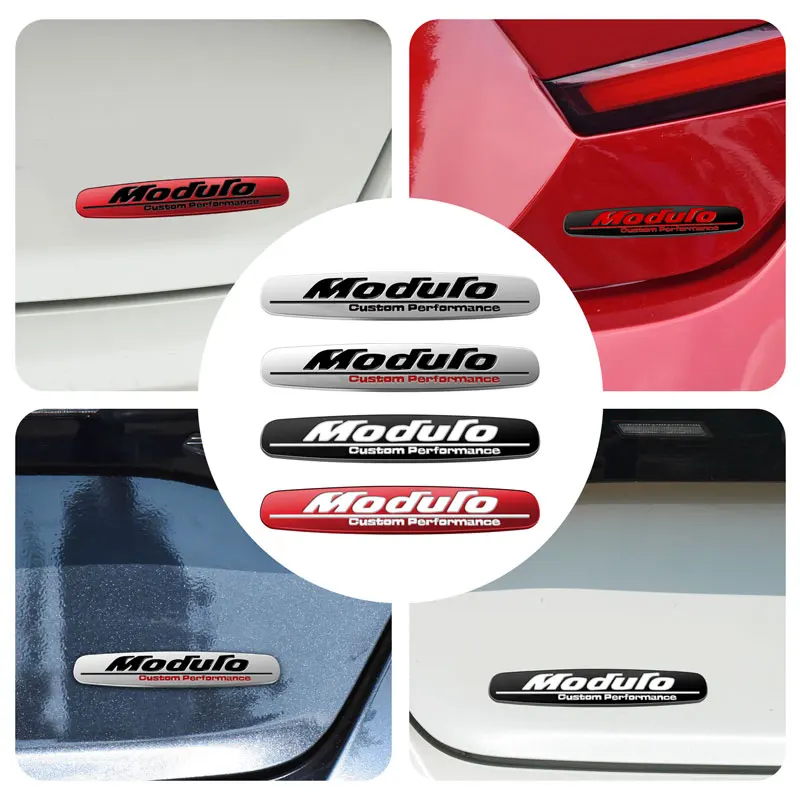 3D-Metal-Car-Styling-Modulo-Moduro-Logo-Emblem-Side-Fender-Rear-Trunk ...