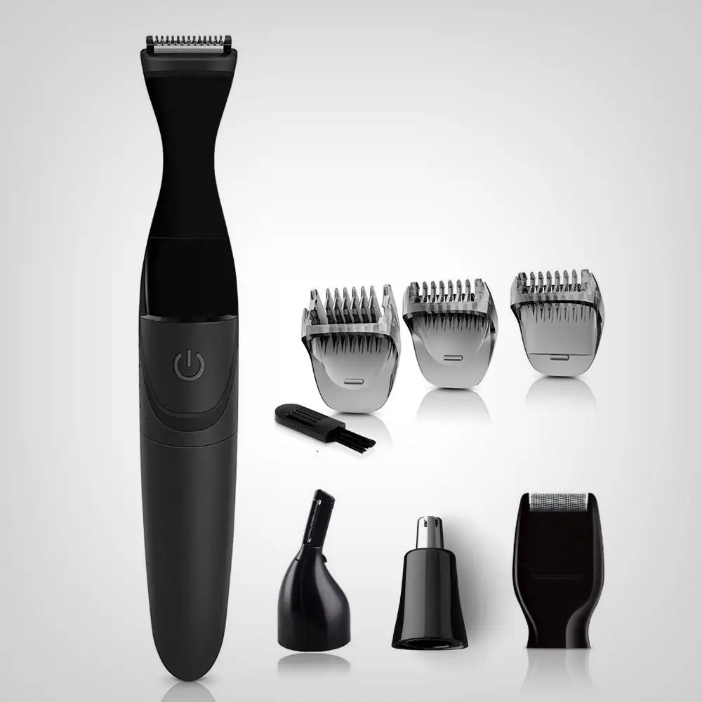 4in1 코 헤어 트리머 수염 트리머 남성 눈썹 얼굴 수염 코 트리머 귀 청소기 기계 제모 Aa 배터리 구동전기 코 And 귀