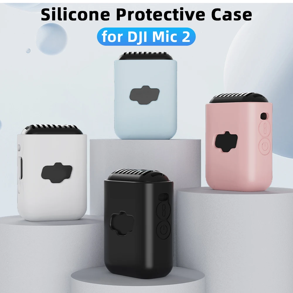Silicone Protective Case for DJI Mic 2 Wireless Microphone Scratch ...