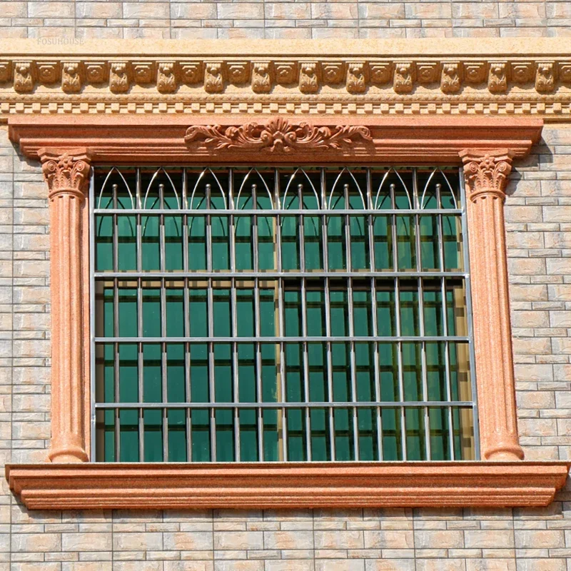 European-Window-Cover-Mold-Roman-Column-Window-Model-Villa-Window-Edge ...