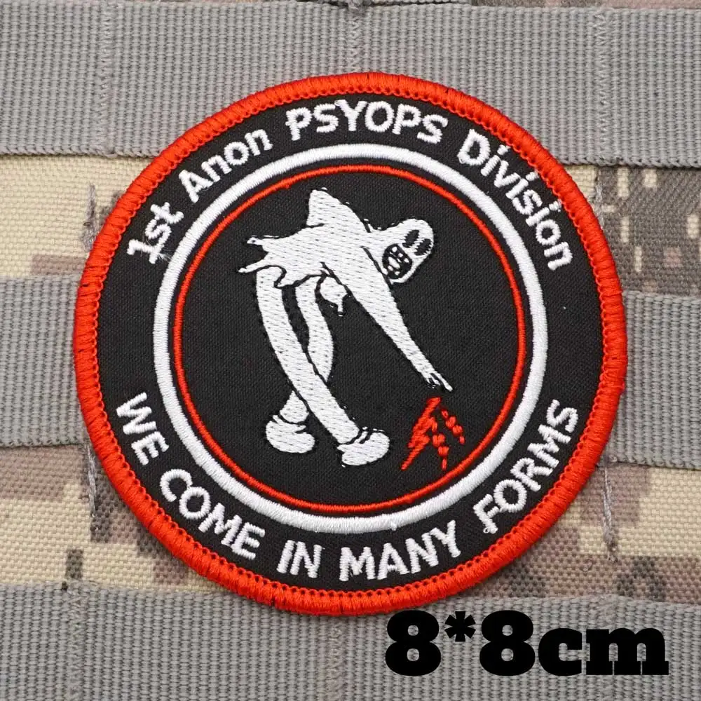 1st-Anon-Psyops-Division-We-Come-In-Many-Forms-Military-Tactical-Embroidered-Patches-Armband ...