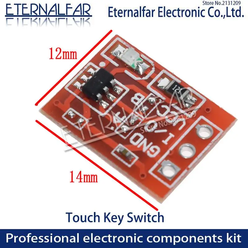TTP223 Touch Key Switch Module One way Touch Button Capacitive Switches ...