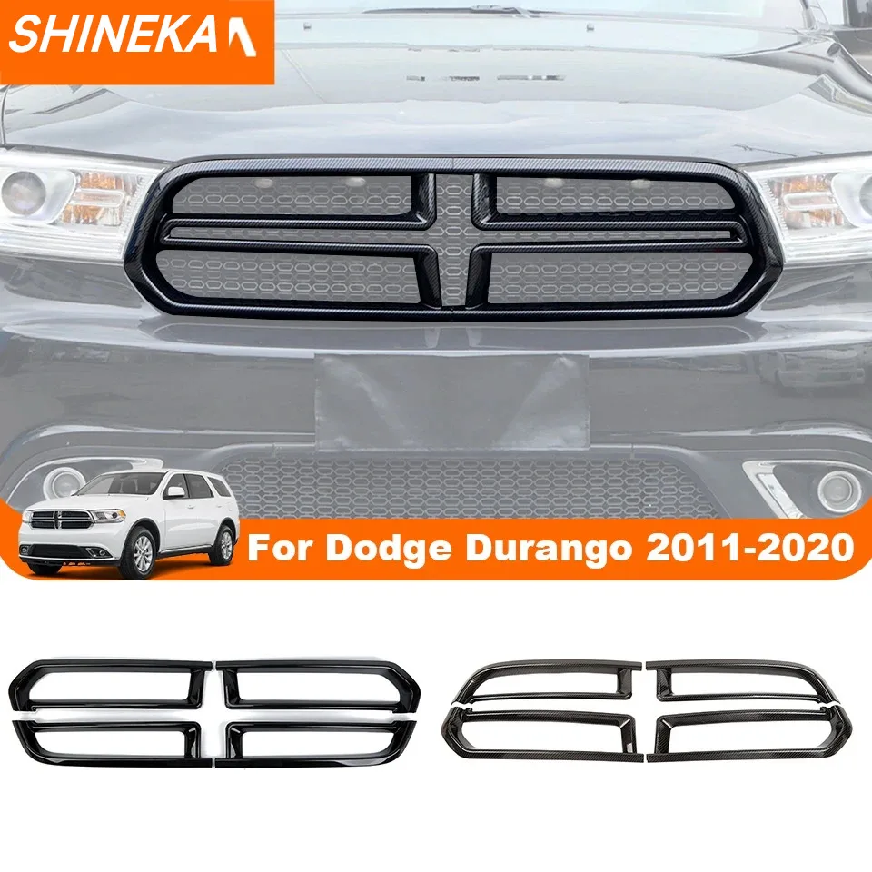 ABS-Car-Front-Grilles-Decoration-Cover-For-Dodge-Durango-2011-2012-2013 ...