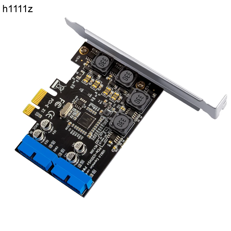 PCIE-to-USB3-0-19-20PIN-Expansion-Card-PCI-E-PCI-Express-X1-to-4Port ...