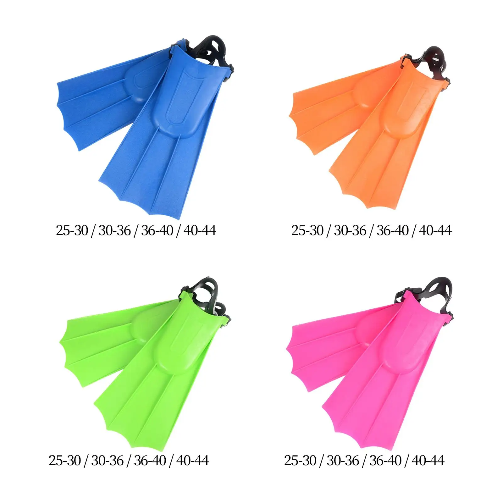 Flippers-Scuba-Diving-Fins-Lightweight-Adjustable-Snorkeling-Supplies ...