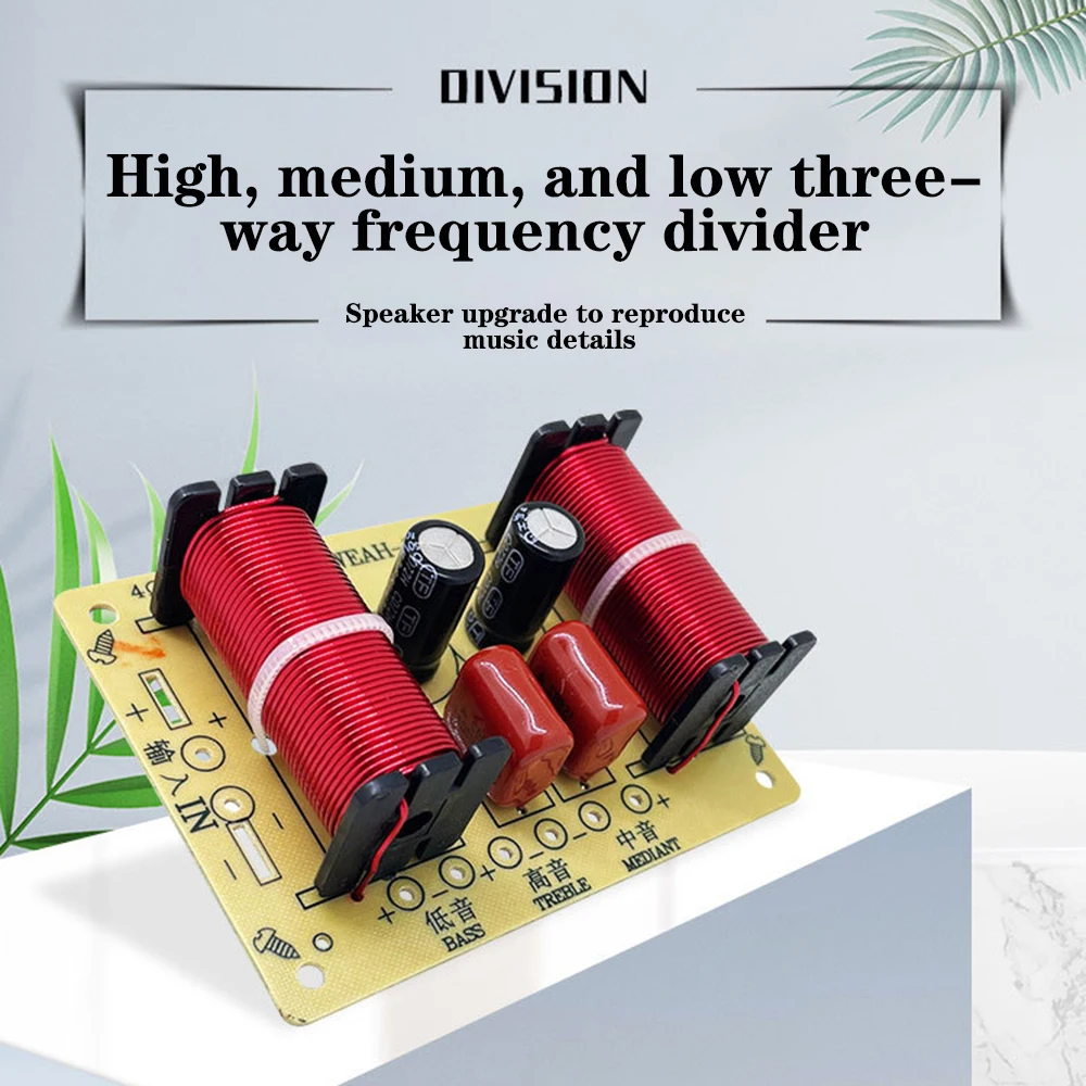 3-Ways-150W-Hi-Fi-Audio-Speaker-Crossover-Treble-Midrange-Bass-Independent-Crossover-Household ...