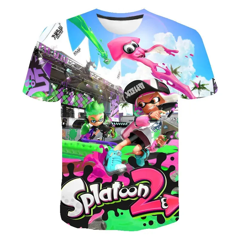 New-Hot-Game-Splatoon-3D-Print-Kids-T-Shirt-Summer-Fashion-Cartoons-T ...